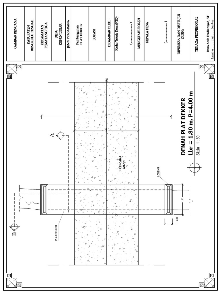 Plat Dekker Besar 1 | PDF