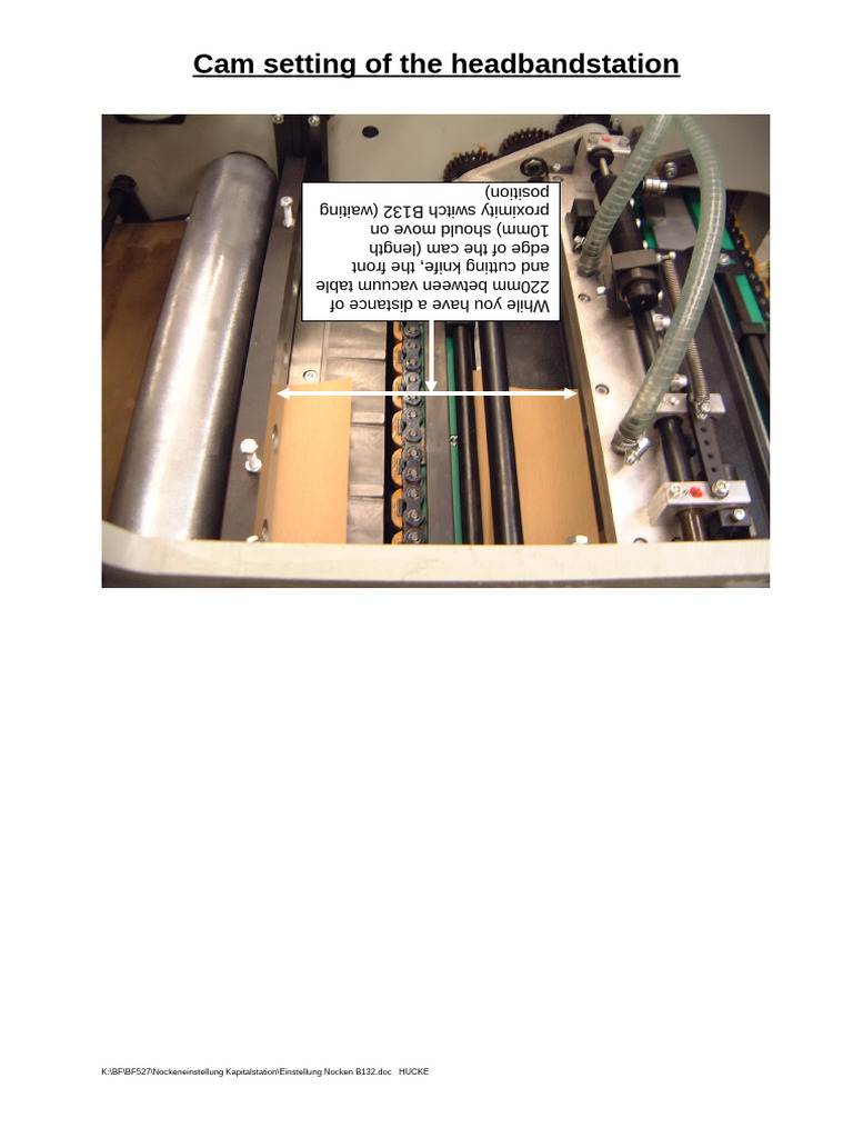 Kolbus Set Cam B132 | PDF