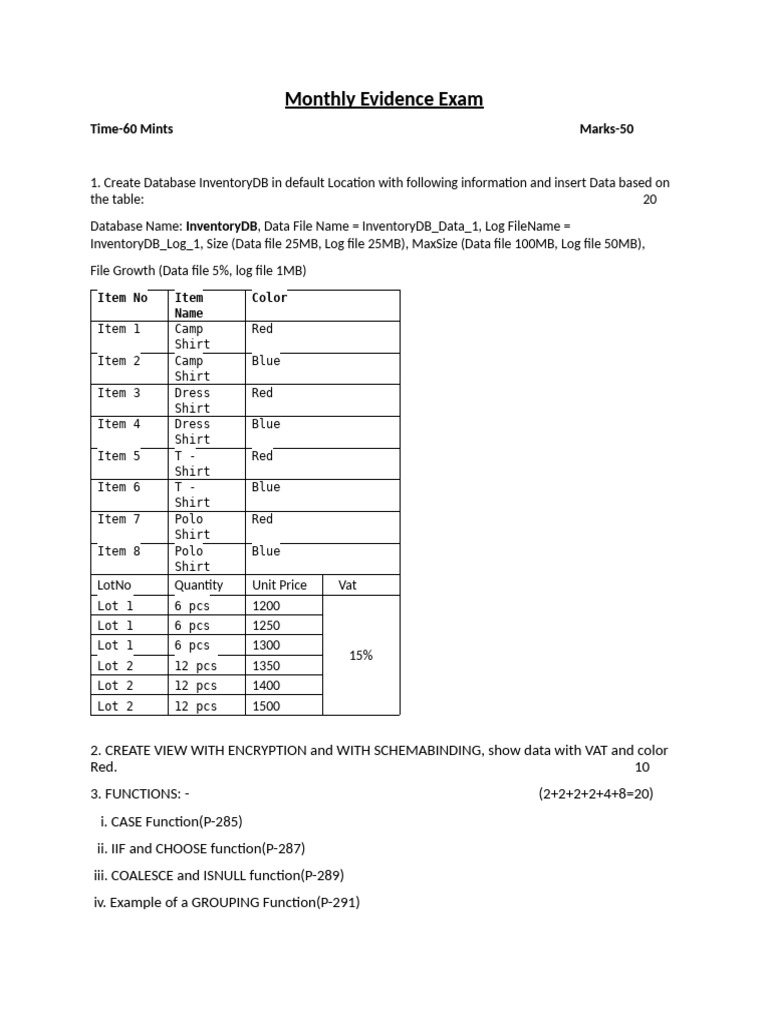 Evidence Question | PDF