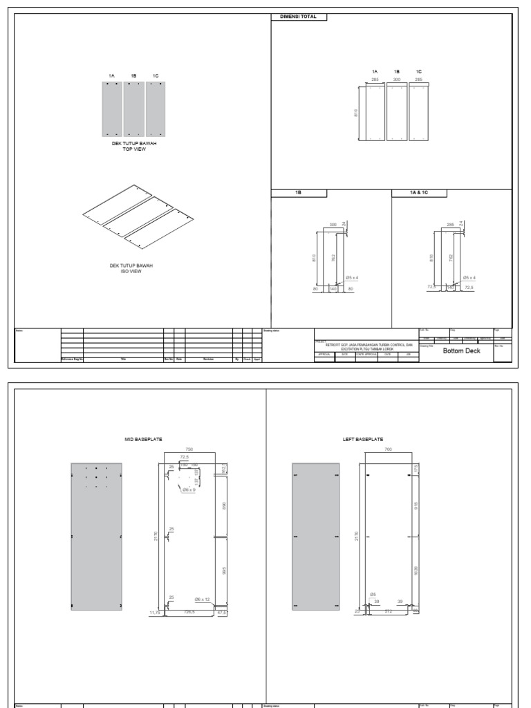 Design Baseplate, Bottom Deck, Bracket Networkswitch Panel Marshaling | PDF