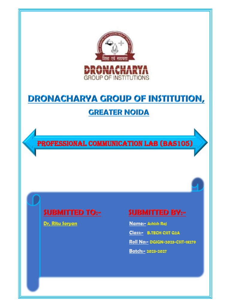 Ashish Raj Front Page | PDF