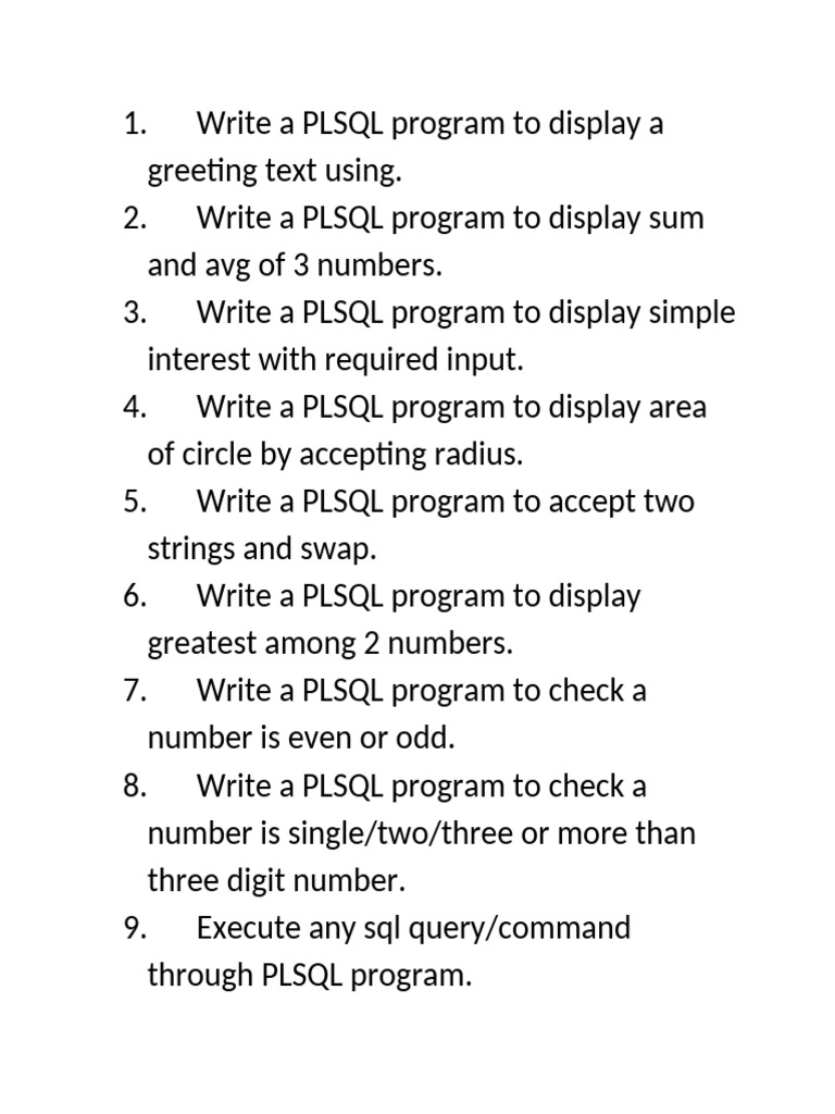 PLSQL Assignment | PDF
