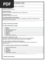 NCR Close-Out Sheet Format | PDF | Finance & Money Management | Computers