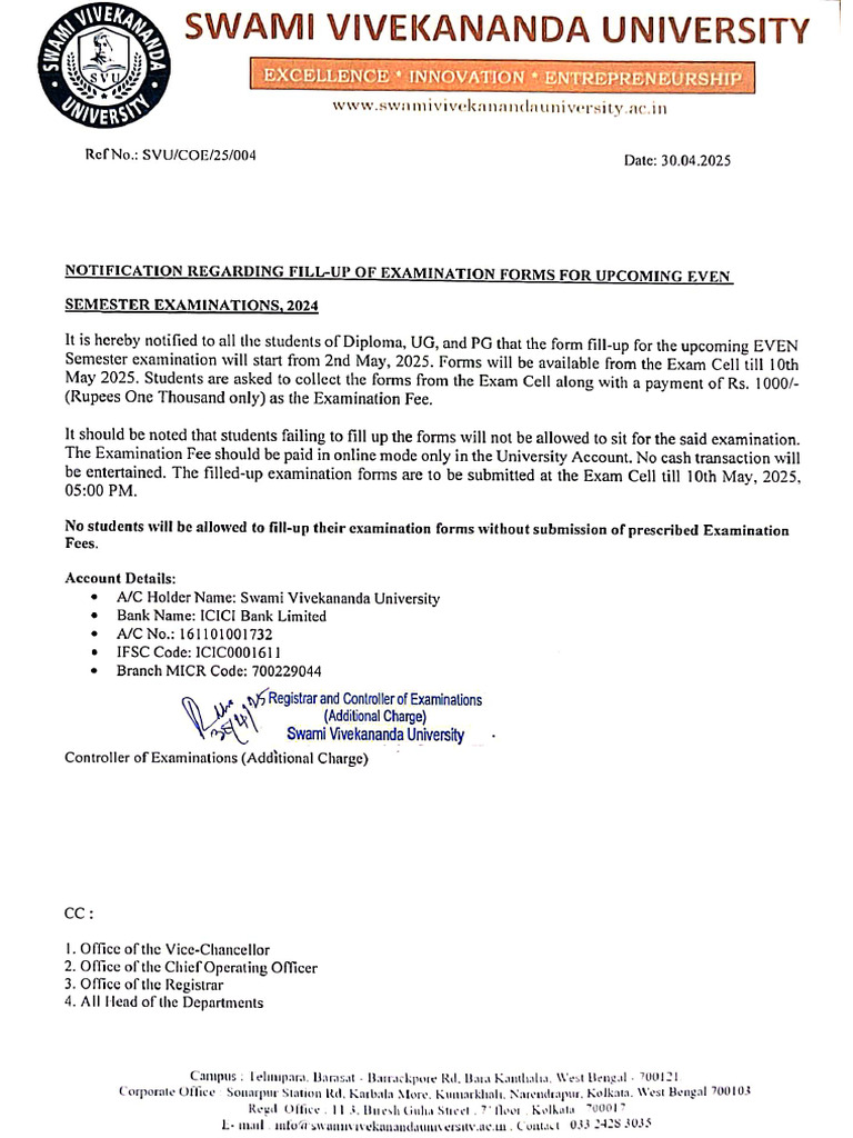 Even Semester Examination 2024-2025 | PDF