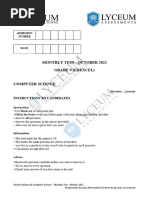 1cp2 02 Programming Language Subset Pls Version 5 Summer 2024 | PDF | Data Type | Boolean Data Type