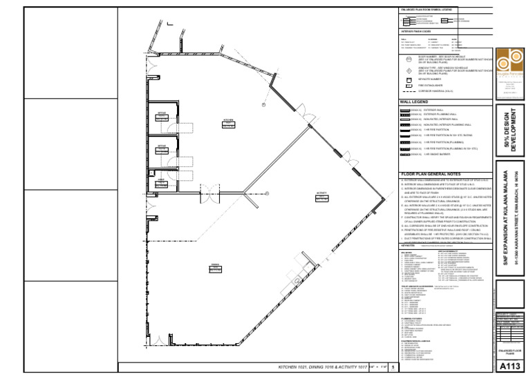 A113 Enlarged Floor Plans | PDF | Wall | Toilet