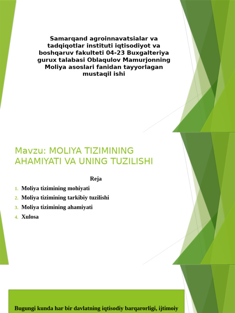 Moliya | PDF