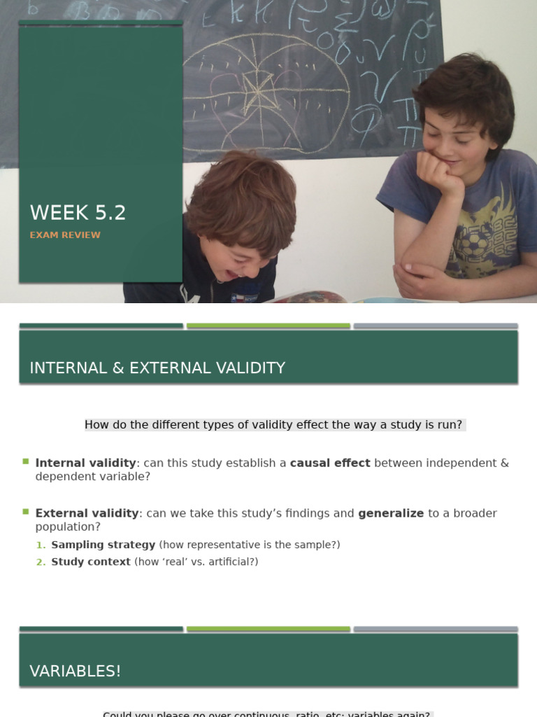 Week 5 Review and Exam | PDF | Sampling (Statistics) | Causality