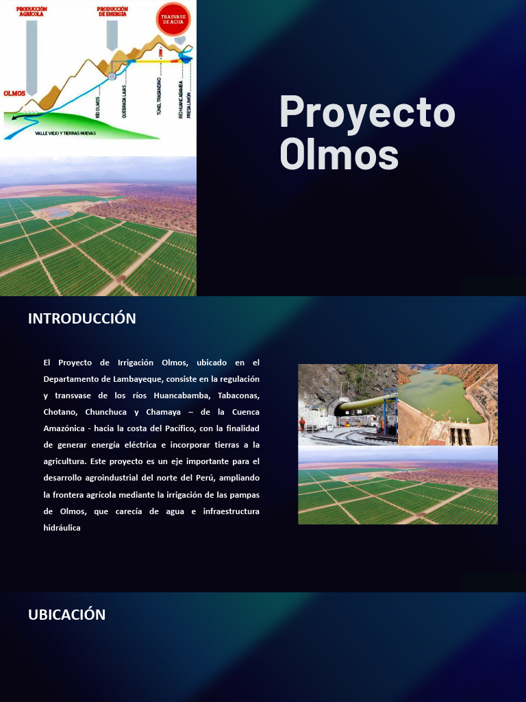 Proyecto Olmos | PDF | Riego | Represa