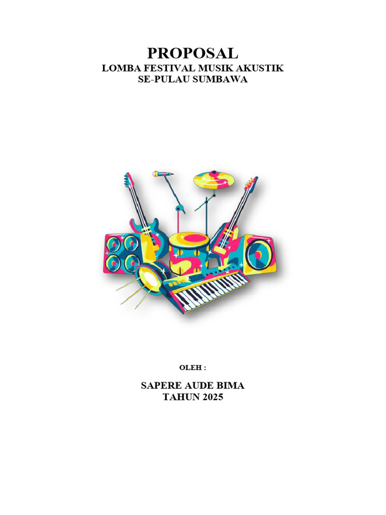 Lomba Festival Musik Akustik 2025 | PDF