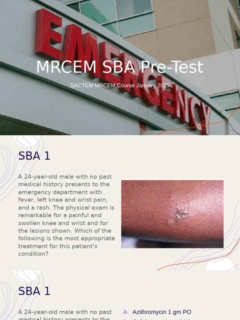 Mrcem Intermediate Pretest Lko | PDF | Cardiovascular System | Medicine