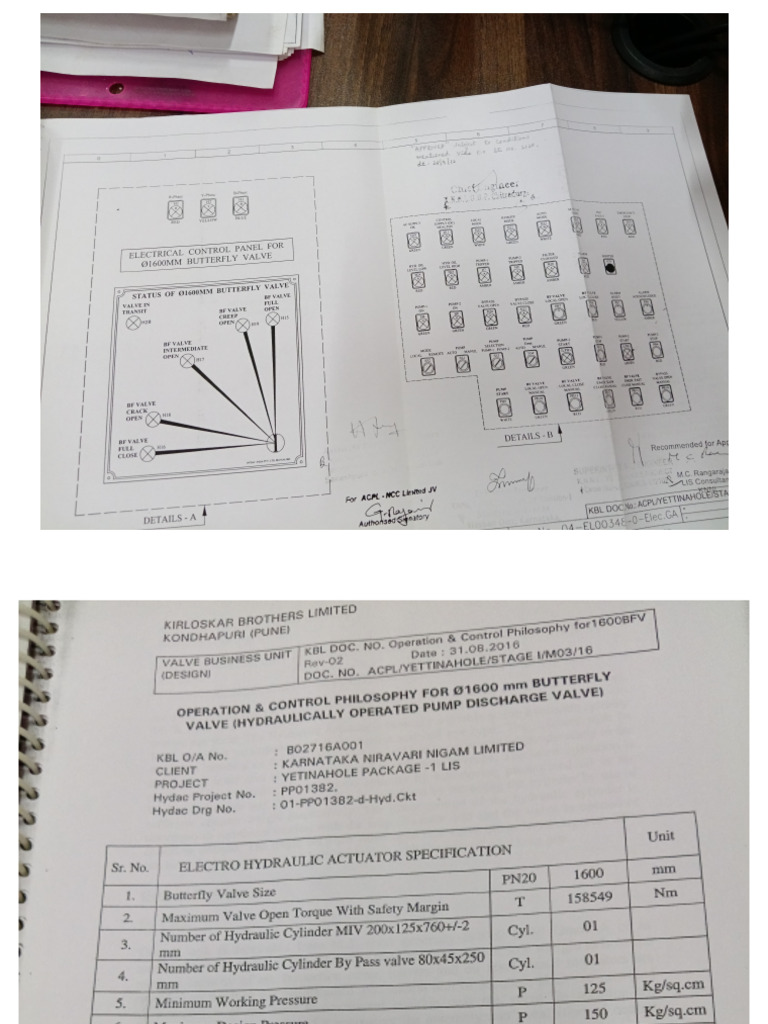 Control Philosophy - Butterfly Valve (Hydralic) | PDF