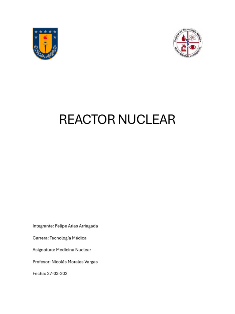 Reactores Nucleares | PDF | La energía nuclear | Fisión nuclear