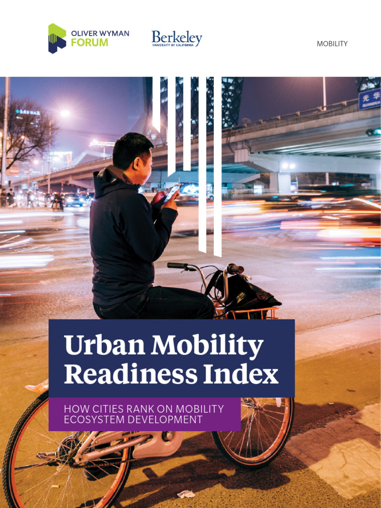 Urban Mobility Readiness Index Report Berkeley 2019 Summary | PDF ...