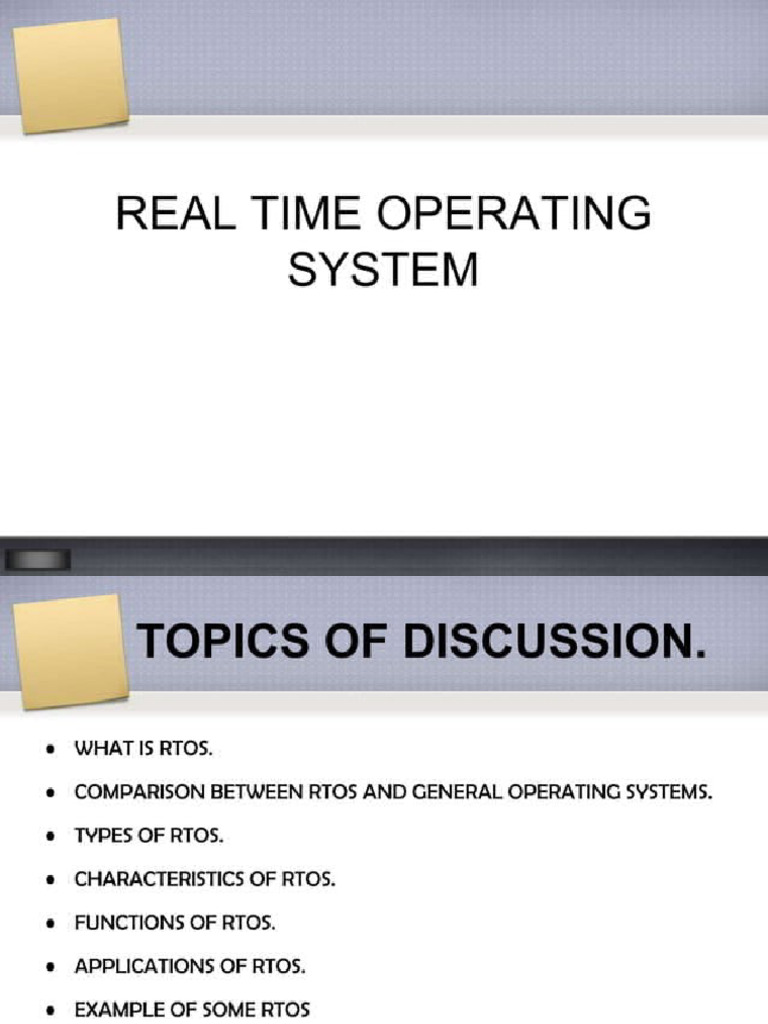 RTOS | PDF