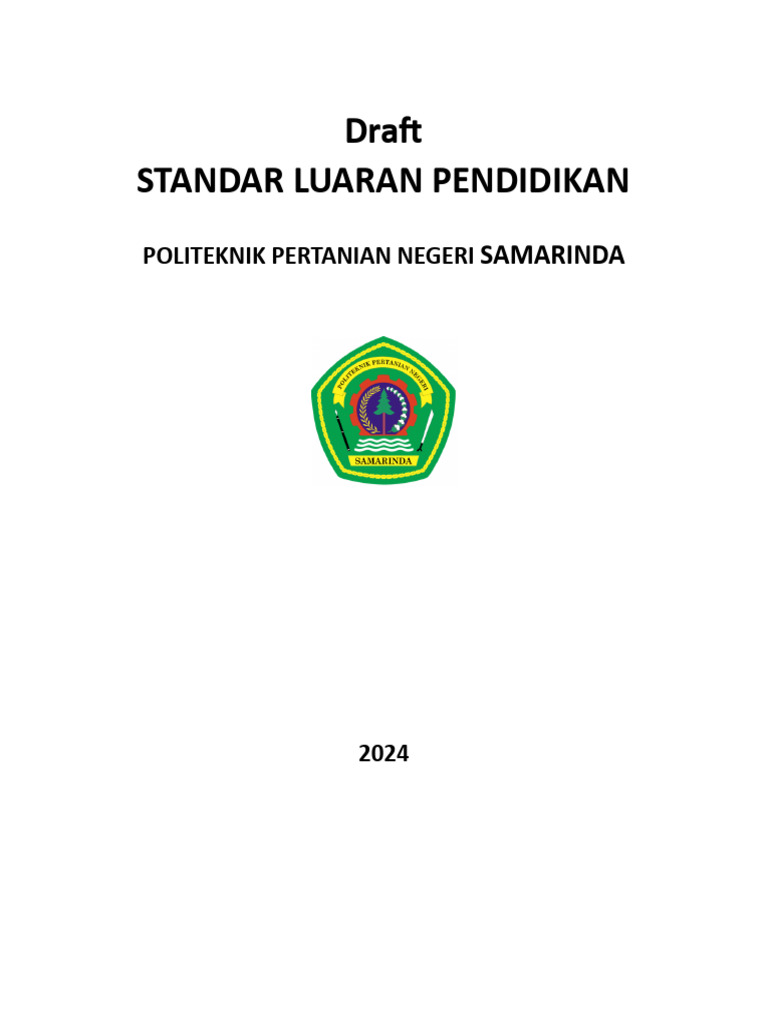 Draft Standar Luaran Pendidikan | PDF