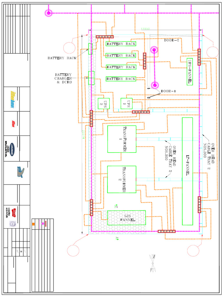 Earthing Layout For Tunnel Substation-1 | PDF | Electricity ...
