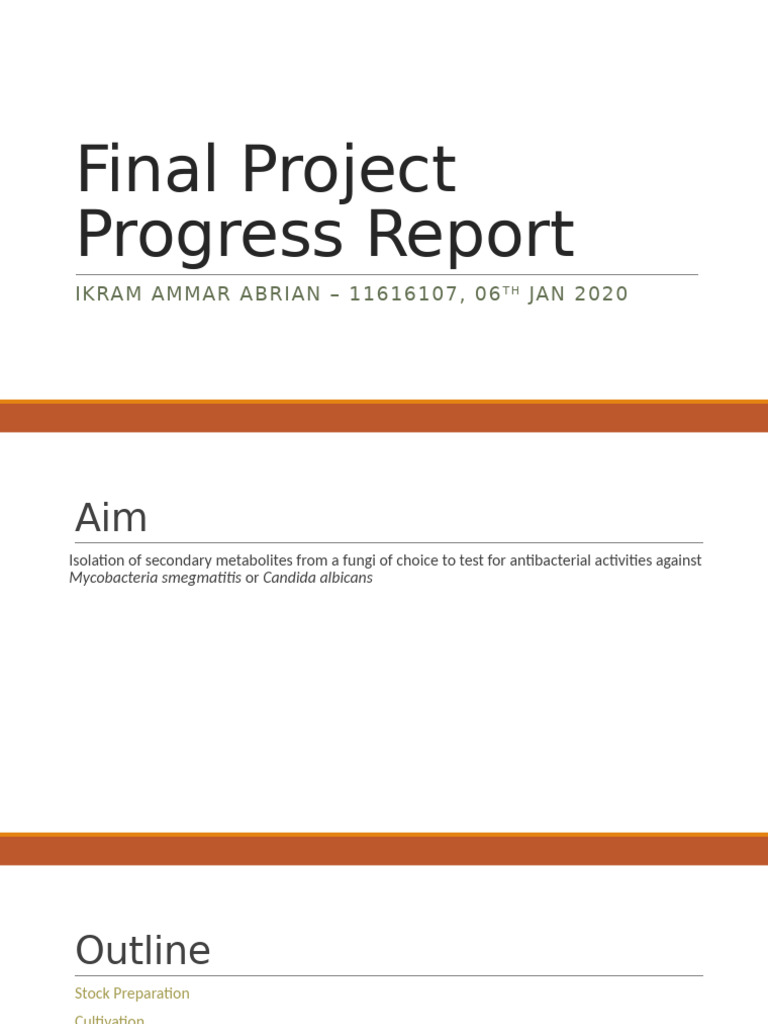 Final Project Progress Report | PDF | Sodium | Chemical Compounds