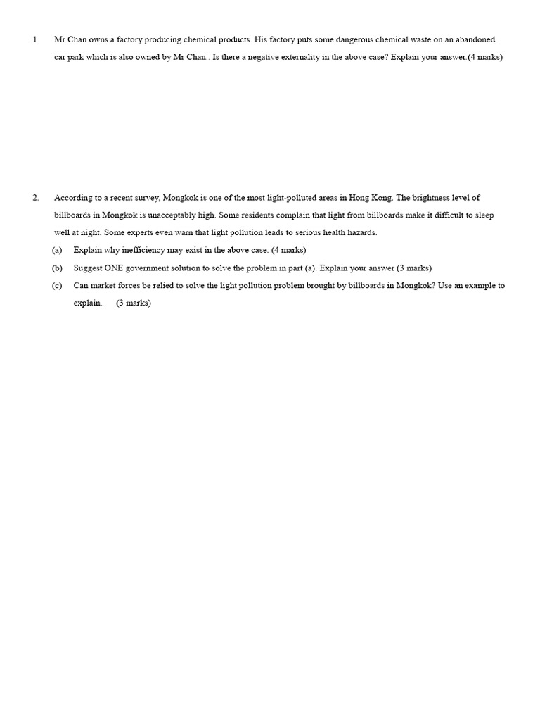 SQ Practice (Equity and Efficiency) | PDF | Income | Gini Coefficient