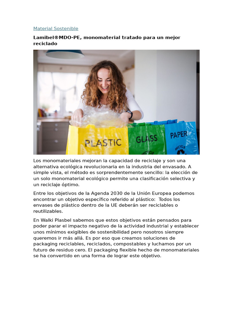 Material Mdo | PDF | Reciclaje | Residuos