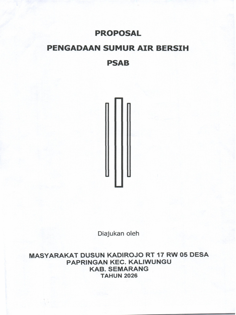 Prop Psab Kadirojo RT.17 | PDF
