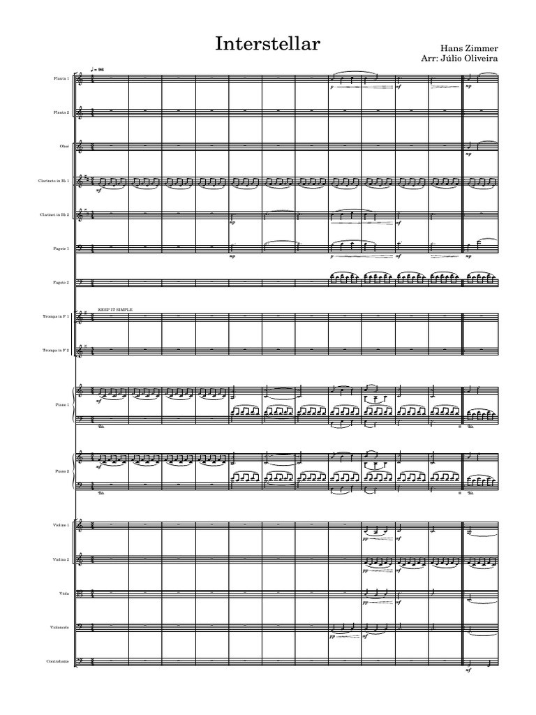 Interstellar Music Instrumentation | PDF