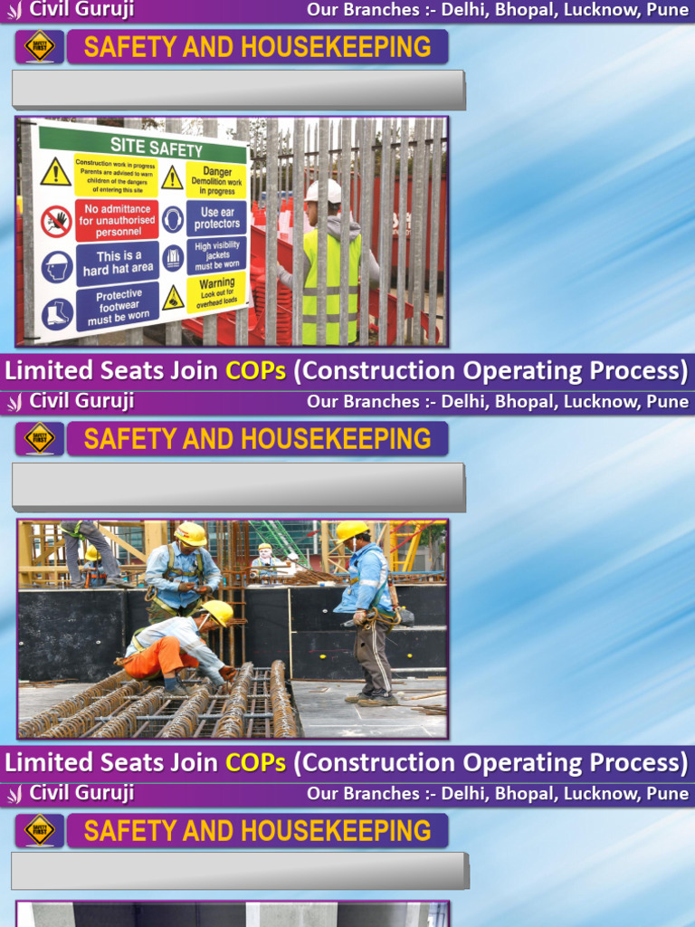 Construction Safety and Housekeeping Guide | PDF | Home