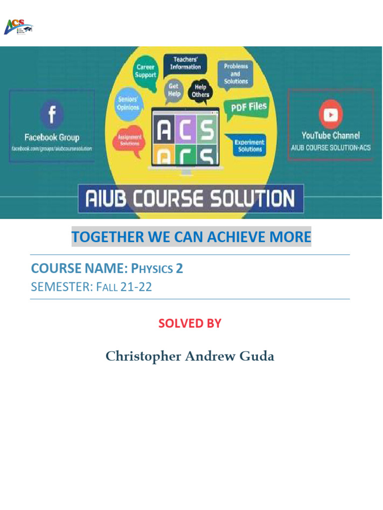 Physics2_HandNote_Chapter_(1-8)_MidTerm_Spring21-22 | PDF