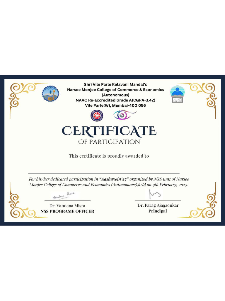 Certificate 1 | PDF