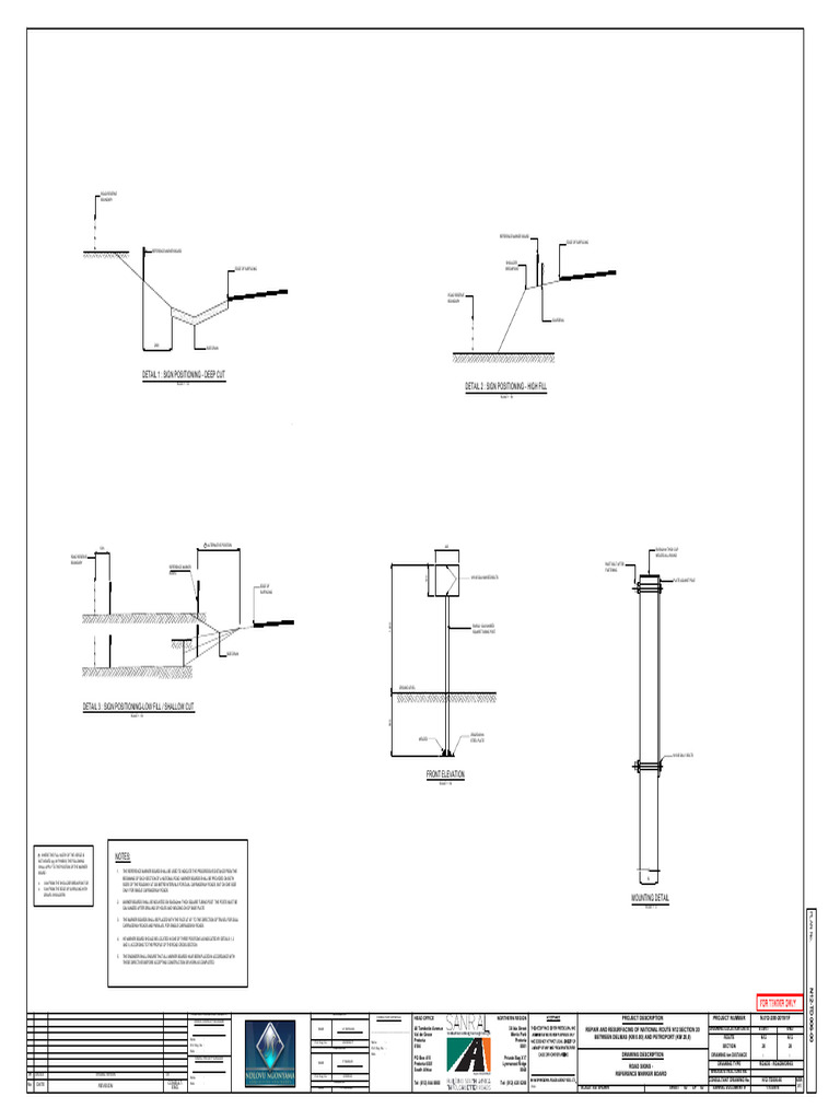 Road Marker Board Installation Guide | PDF