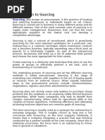 Understanding Sourcing Management | PDF | Procurement | Business ...