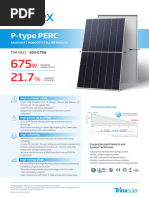 Trina 620w Datasheet | PDF | Solar Panel | Photovoltaics