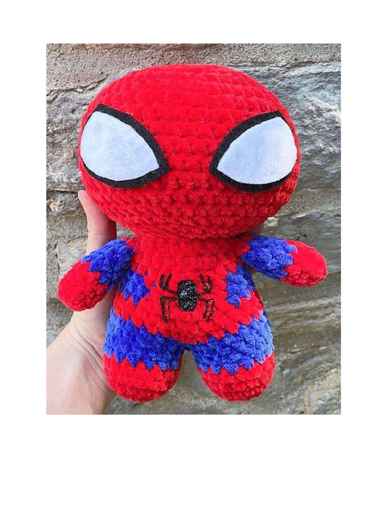 Spiderman Crochet PDF Pattern.pdf | PDF | Crochet | Needlework