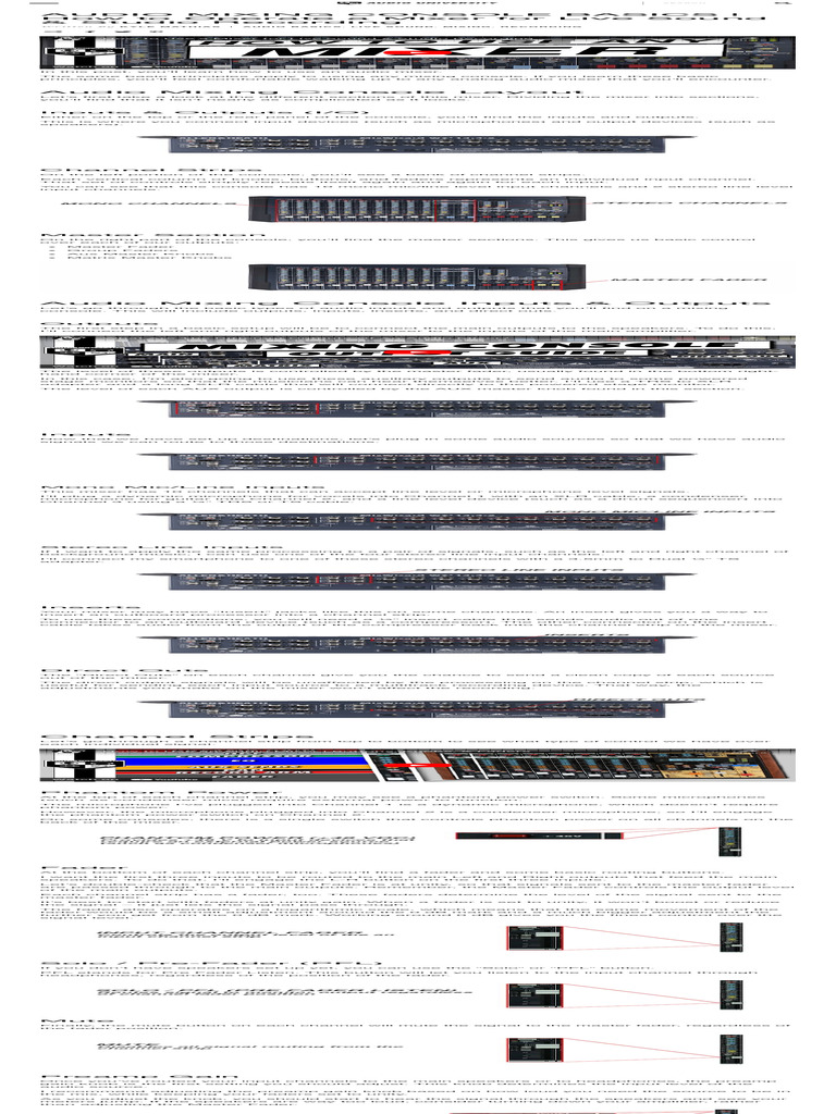 AUDIO MIXING CONSOLE BASICS How To Operate A Mixer For Live Sound & Studio Recording - Audio ...