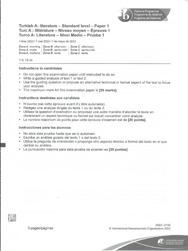 Paper1 MayÄ s2023 | PDF