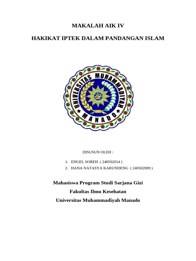 TUGASMAKALAH AIK IV Kelompok 1 - Engel Soreh & Hana N Karundeng | PDF