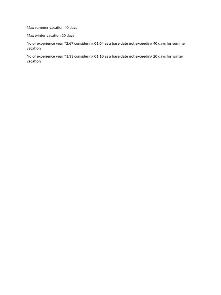 Vaccation | PDF