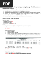 Steps of Taking Vessel Ullaging | PDF | Volume | Calibration