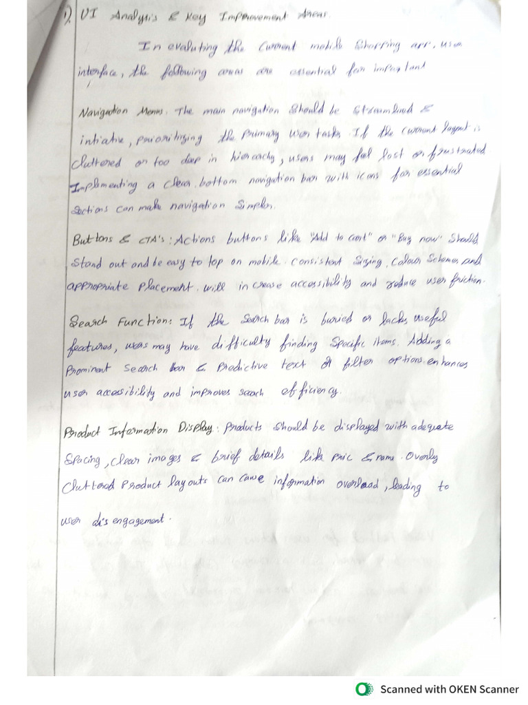 22CC038 UI - UX Assignment 2 | PDF