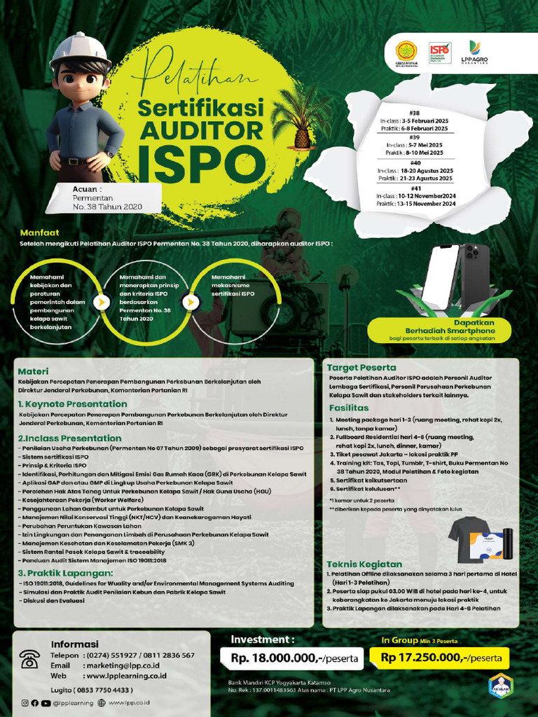 SERTIFIKASI Ispo Reguler 2025 | PDF