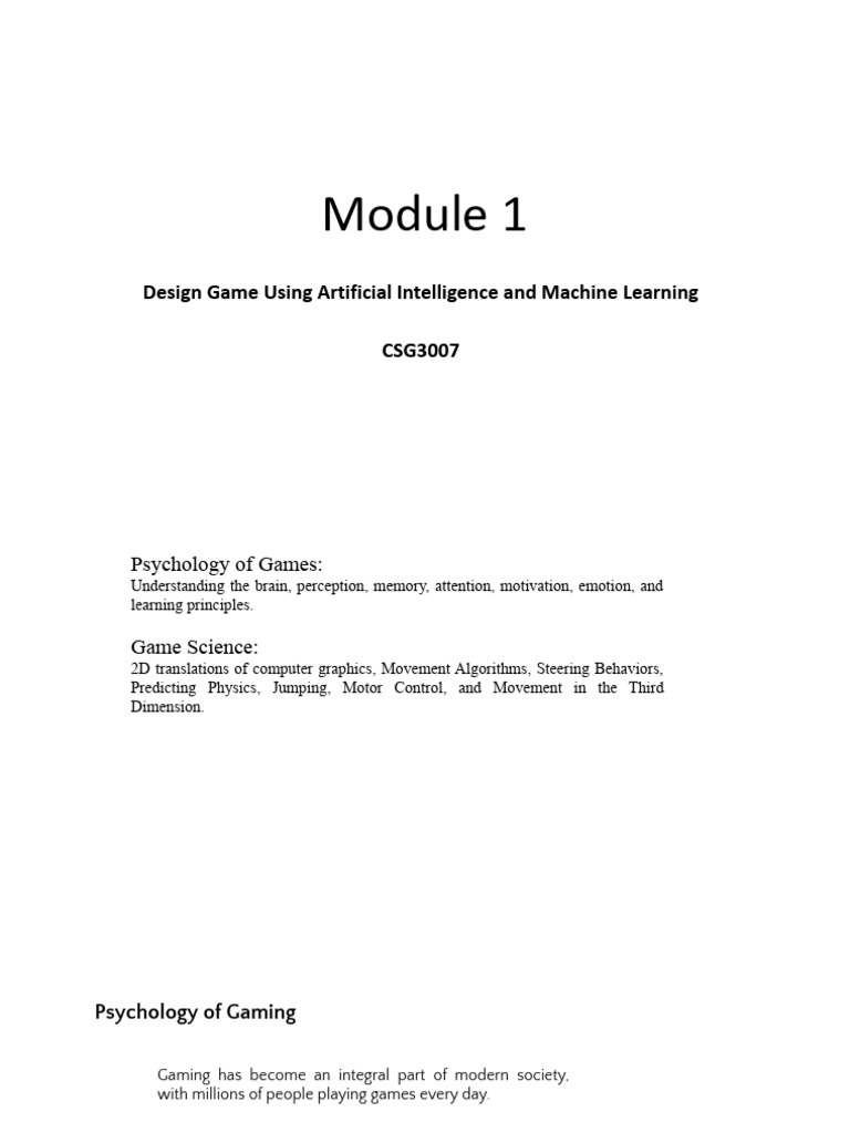 Game Psychology and AI Design Insights | PDF | Cartesian Coordinate ...