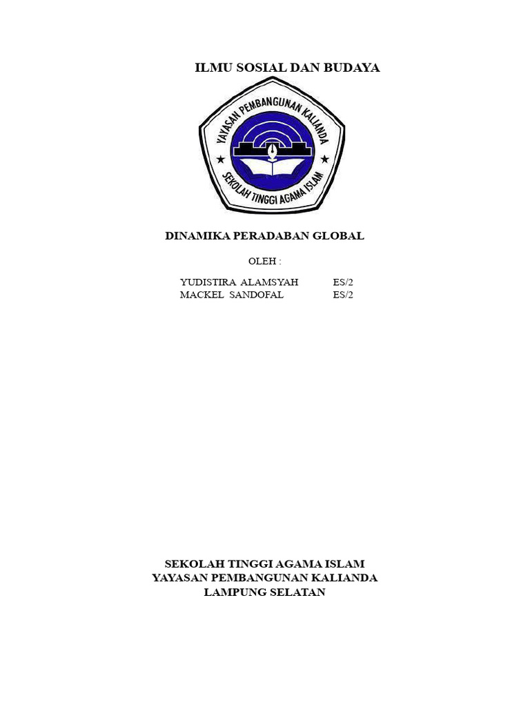 Dinamika Peradaban Global dan Globalisasi | PDF