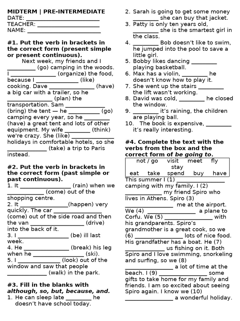 Pre Mid 1 (Final Version) | PDF