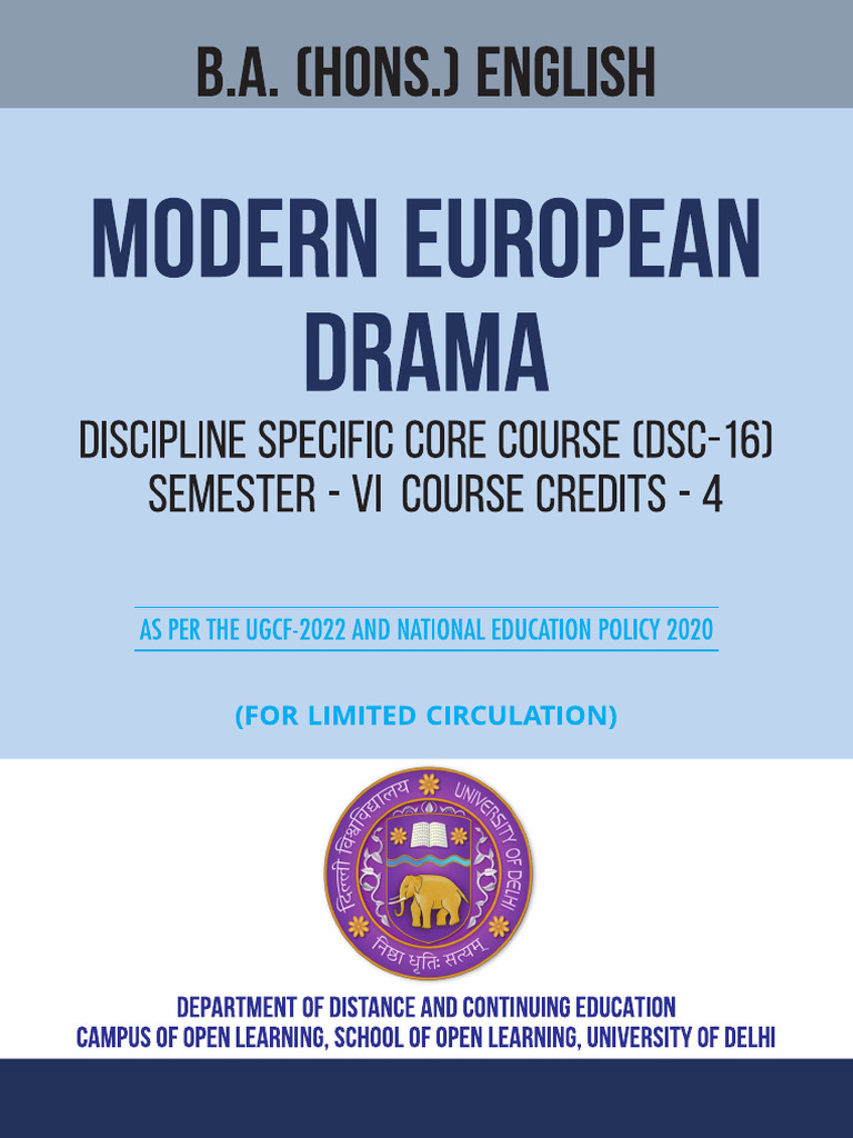 Modern European Drama Overview | PDF | Henrik Ibsen | Realism (Arts)