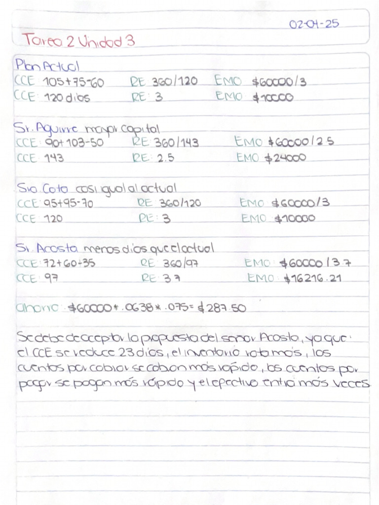 Tarea 2 Unidad 3 | PDF