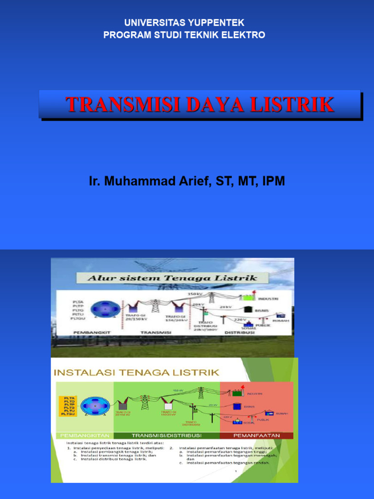 Transmisi Daya Listrik dan Medan Elektromagnet | PDF | Electric Power ...