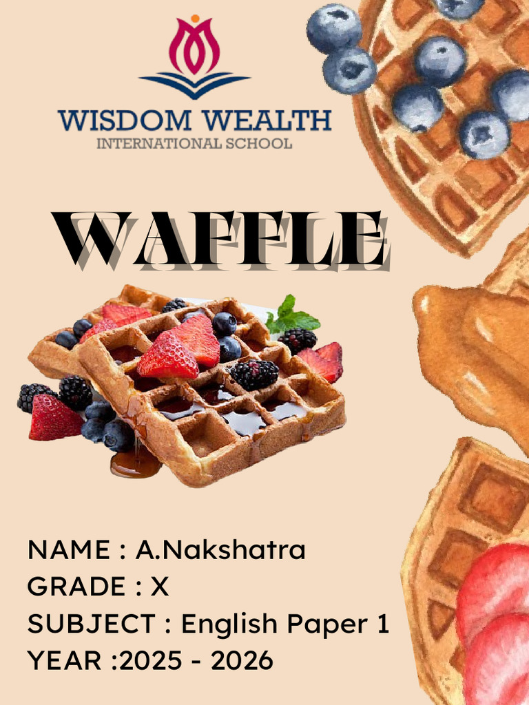 English Project Waffles | PDF