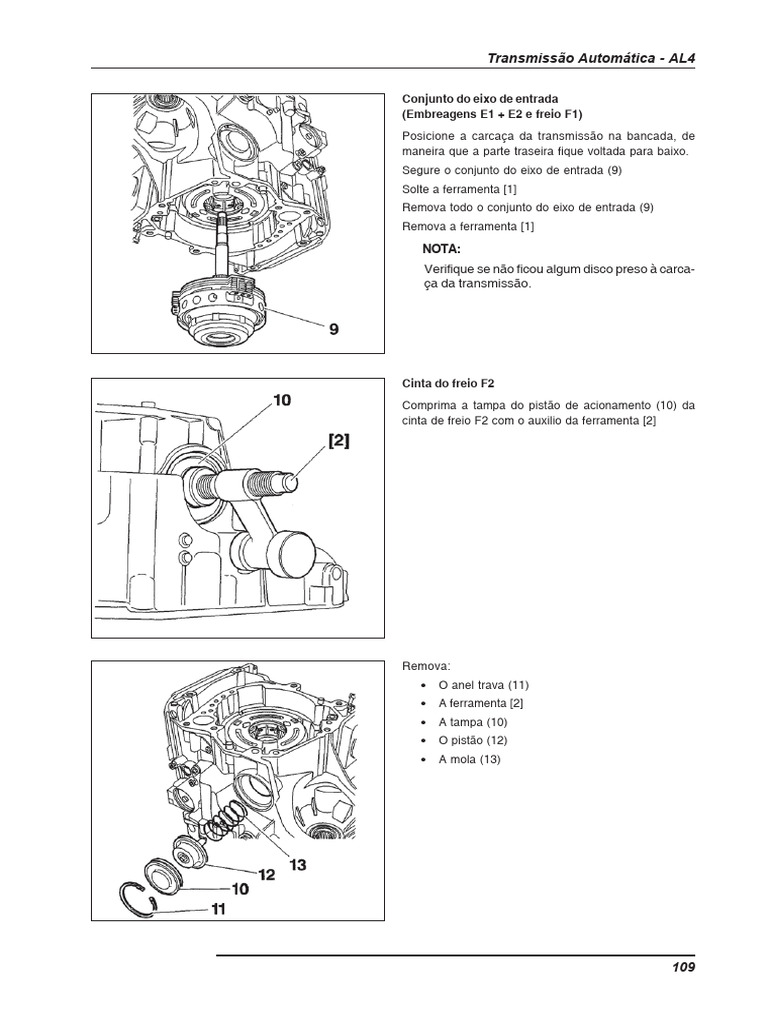 Manutenção da Transmissão AL4 | PDF