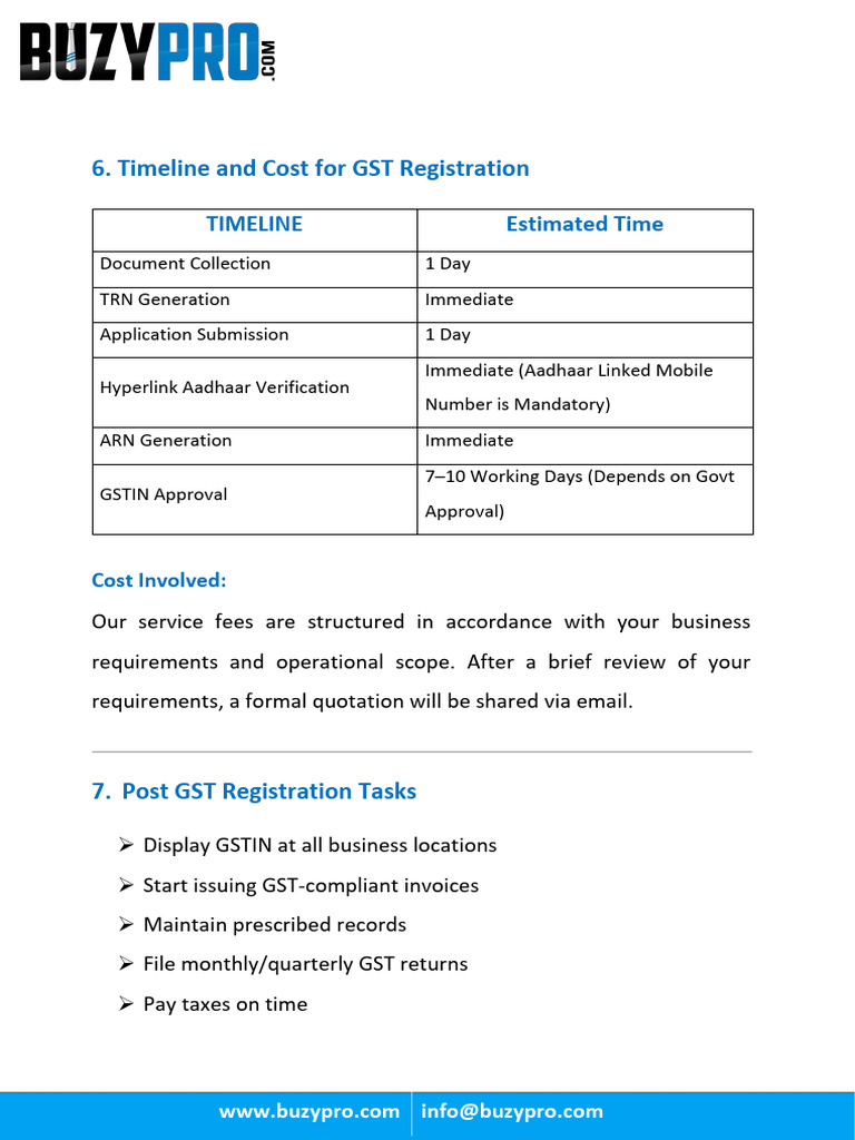 GST Registration (1) - 4 | PDF