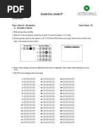 Class Play Group Math Paper | PDF
